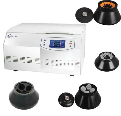Safety Large Capacity Refrigerated Centrifuge BT16R Gas Hinge For Lid Drop Protection