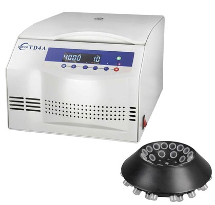 TD4A Clinical / Medical Low Speed Centrifuge Gas Hinge For Lid Drop Protection