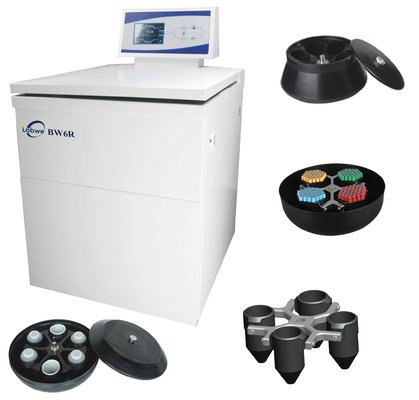 LCD Display Floor Standing large capacity BW6R Centrifuge Steel Centrifuge Body For blood banks