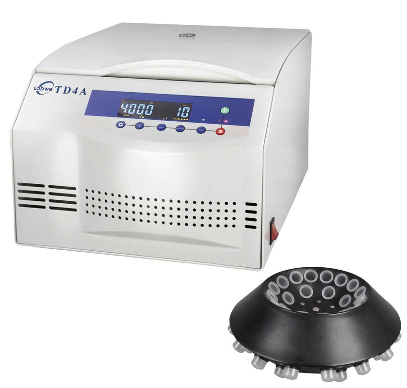 TD4A Clinical / Medical Low Speed Centrifuge Gas Hinge For Lid Drop Protection