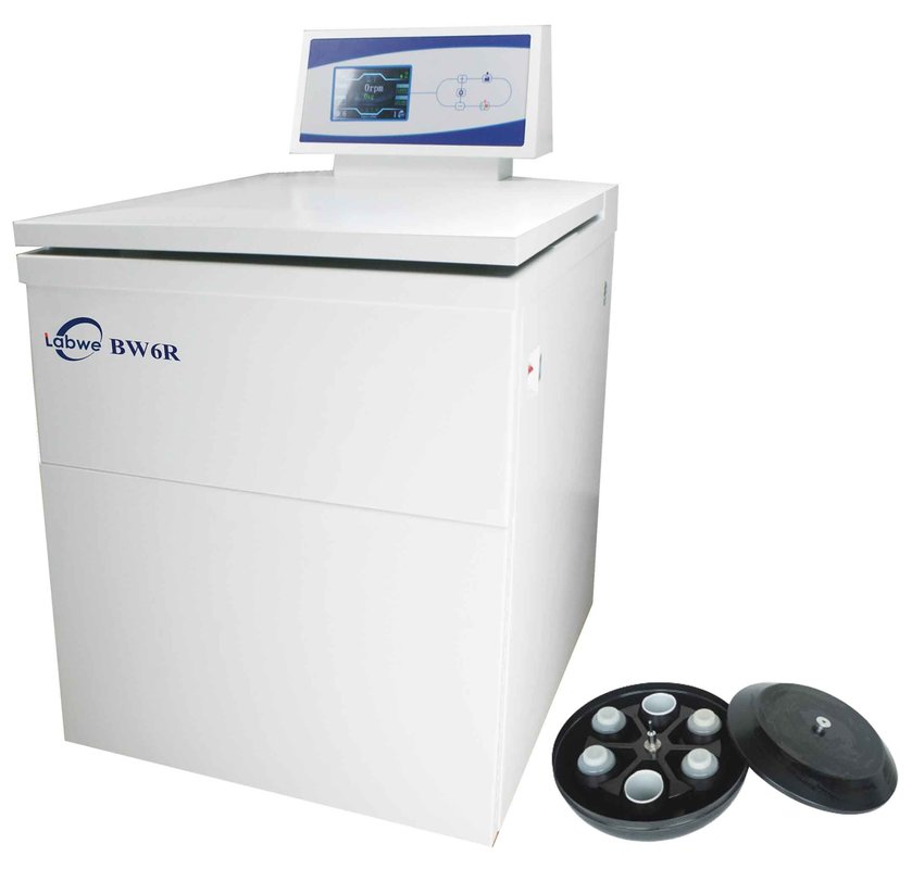 Large Capacity Floor Standing Centrifuge BW6R Adjustable Time Range With CE / ISO9001