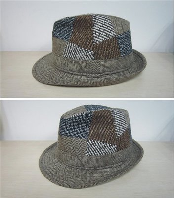 Polyester / Wool Blend, T/C Lining Inside Fashion Baker Boy Cap With Fedora Shape for Men