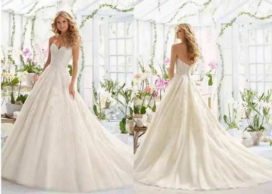 Russian Corset Ball Gown Wedding Dress