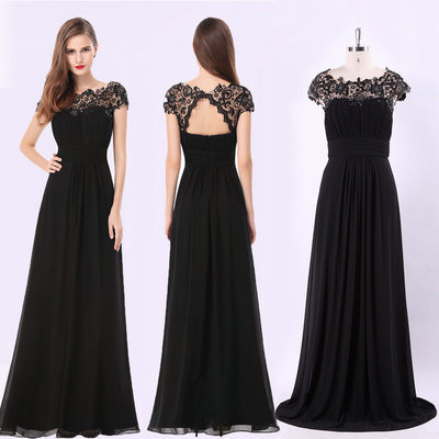Bridesmaid Red And Black Prom Dresses