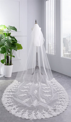 Cotton Delicate Bridal Gown Accessories Wedding Dress Veil For Decoration