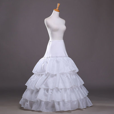 Puffy Bridal Gown Accessories Full Length Underskirt For Weldding Dress