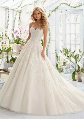 Russian Corset Ball Gown Wedding Dress