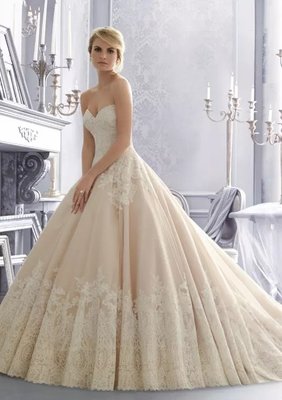 Hand Embroidered Taffeta Ball Gown Style Wedding Dresses For Ladies And Woman