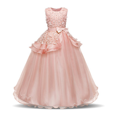 Long Formal Grey Flower Girl Dresses / Eggplant Purple Flower Girl Dresses