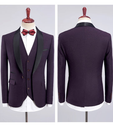 Casual Three Piece Gents Wedding Suits For Bridegroom Or Groom Business