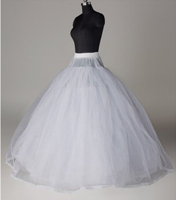 Polyester Bridal Gown Accessories / Bridal Separates Skirt Customized Size