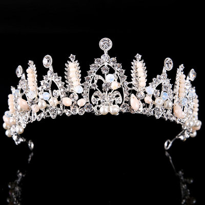 Vintage Green Bridal Gown Accessories Prom Tiaras And Crowns For Woman
