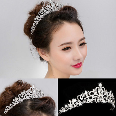 Vintage Green Bridal Gown Accessories Prom Tiaras And Crowns For Woman