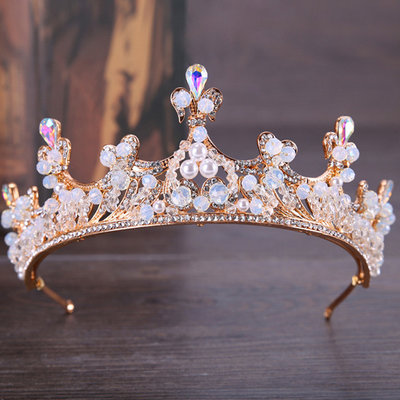 Hair Flower Crown Bridal Gown Accessories With Many Stars On The Surface
