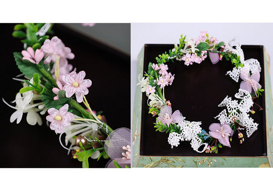 Colorful Flower Headbands Wedding Hair Accessories Girl for Party Fancy Festival Headband