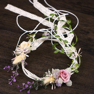 New fashion colorful flower hoop hair accessories fancy style ladies hair accessories for birthday party wedding ceremon