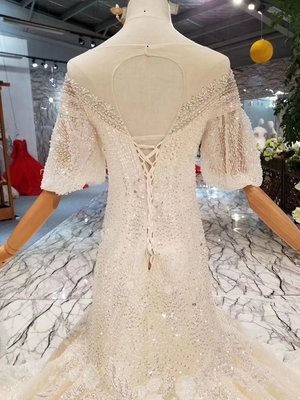 2018 Sexy Fishtail Heavy Industry Nail Bead Leisure Wedding Dresses in European and American Style
