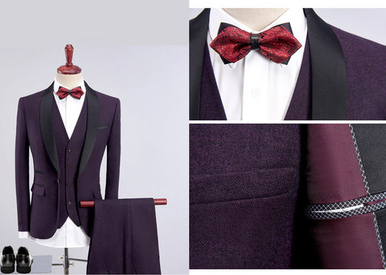 Casual Three Piece Gents Wedding Suits For Bridegroom Or Groom Business