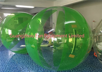 Green Inflatable Water Walking Ball Roll Inside High Performance Environment Friendly