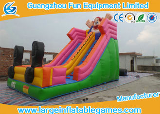 Cartoon Commercial Inflatable Slide For Event / Screamer Inflatable Bounce Slide