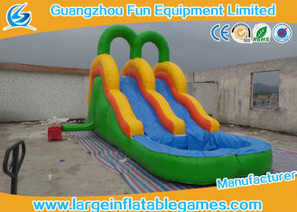 Safety Logo Printing Toddler Inflatable Pool Slide With Climbing Stairs