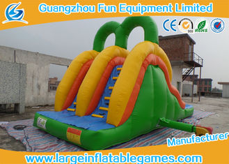 Safety Logo Printing Toddler Inflatable Pool Slide With Climbing Stairs