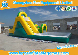 Family Game Inflatable Bouncer Slide , Kids Outdoor Inflatable Water Slides