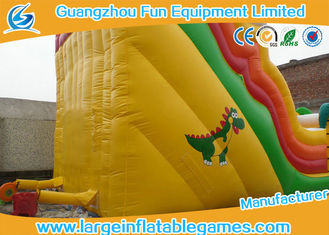Water Park Commercial Inflatable Slide Virgin Forest Themed With Digital Printing