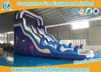 Ocean Commercial Inflatable Slide / Inflatable Stair Slide With Two Slide Way
