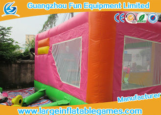 Popular Inflatable Bouncy Castle Blow Up Dolphin For Playing , 4*3m