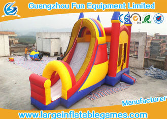 Customized Inflatable Bouncer With Slide , Kids Inflatable Jumping Castles For Rent