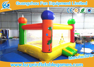 Mini Commercial Inflatable Bouncer With Slide , 0.55mm PVC Material