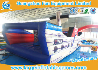 Toddler Funny Pirate Inflatable Obstacle Course Equipment Portable Toy