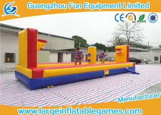 Outside Inflatable Sport Games Inflatable Tug Of War With Basketball Court