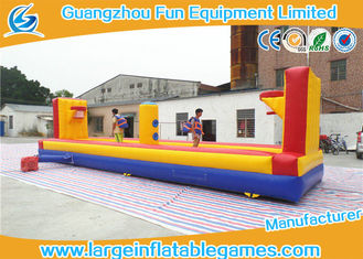 Outside Inflatable Sport Games Inflatable Tug Of War With Basketball Court