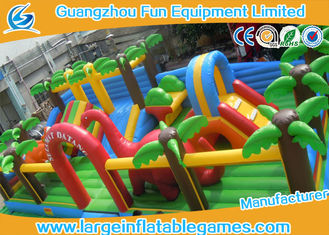 Giant Jungle Large Inflatable Games , Inflatable Bouncer Jumper For Amusement Park