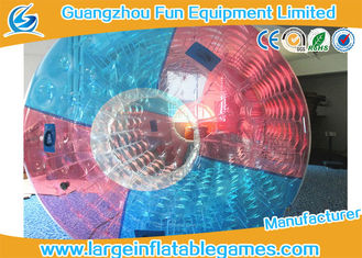 Outdoor Inflatable Water Roller With Hot Air Welded SGS RoHS Certification