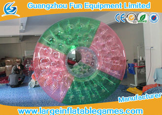 Safe Waterproof Inflatable Water Roller , Gaint Inflatable Hamster Ball For People