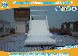 China Wholesale Durable Cheap Lake White Inflatable Water Slides