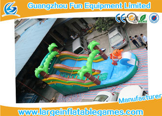 Sharks Commercial Inflatable Slide Customized Size Inflatable Water Slides