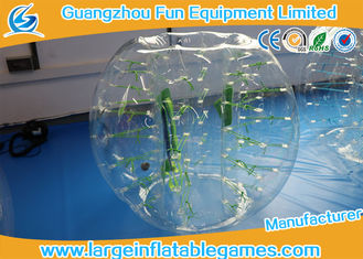 Green Inflatable Bumper Knocker Ball For Football Field / Safety Leisure Centre