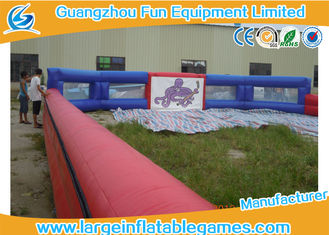 3 Years Warranty Inflatable Football Field / Inflatable Soccer Pitch For Adults