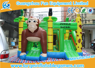 Jungle Safari Inflatable Bouncy Castle JB Games 0.55mm PVC Material