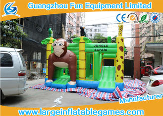 Jungle Safari Inflatable Bouncy Castle JB Games 0.55mm PVC Material