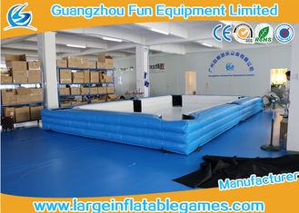 Patio inflable del juego de pelota del billar, mesa de billar inflable del fútbol de los billares