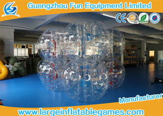 Fútbol de parachoques del fútbol de la bola inflable de la burbuja de Gaint con el material de 0.7m m TPU