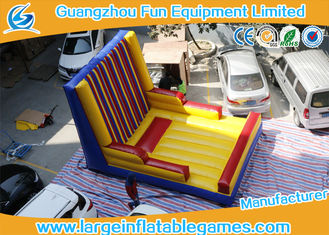 Excited Inflatable Sport Games / Outdoor Inflatable Velcro Wall