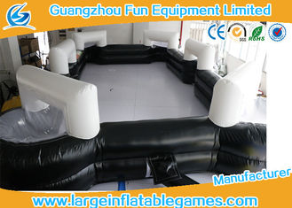Eco-friendly 0.5mm PVC Tarpaulin Inflatable Billiard Arena With Logo Printing