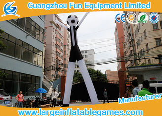 Black and white football Advertising Skydancer Inflatable Air Dancer With Bottom Blower