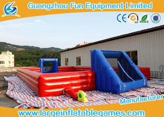 Large Inflatable Outdoor Soccer Field / Inflatable Football Court